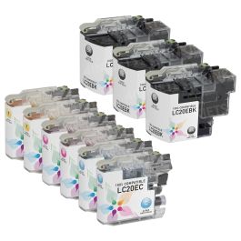 Affordable 9-Cartridge Set For Brother LC20E Ink - 4inkjets