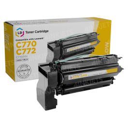 Lexmark C7702YH Yellow Toner Cartridge - 4inkjets