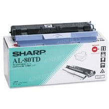 Sharp AL80TD Laser Toner Cartridge, Black, OEM - 4inkjets