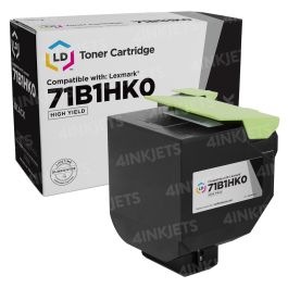 Lexmark 71B1HK0 High Yield Black Toner - 4inkjets