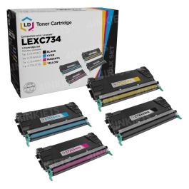 Lexmark C734 Toner Set - 4inkjets